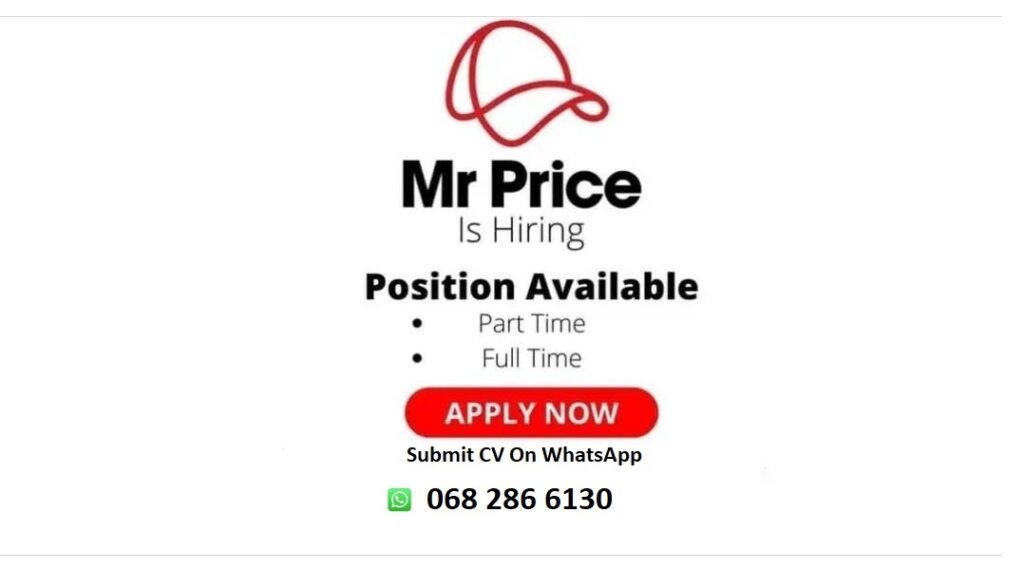 Mr Price: Work Experience Programme 2024 – APPLY NOW!